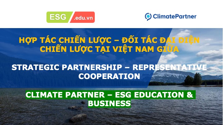 Công bố hợp tác chiến lược giữa Climate Partner và ESG Education ...